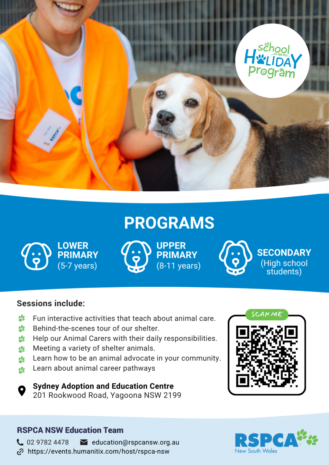 RSPCA Holiday programs – MERCURIUS