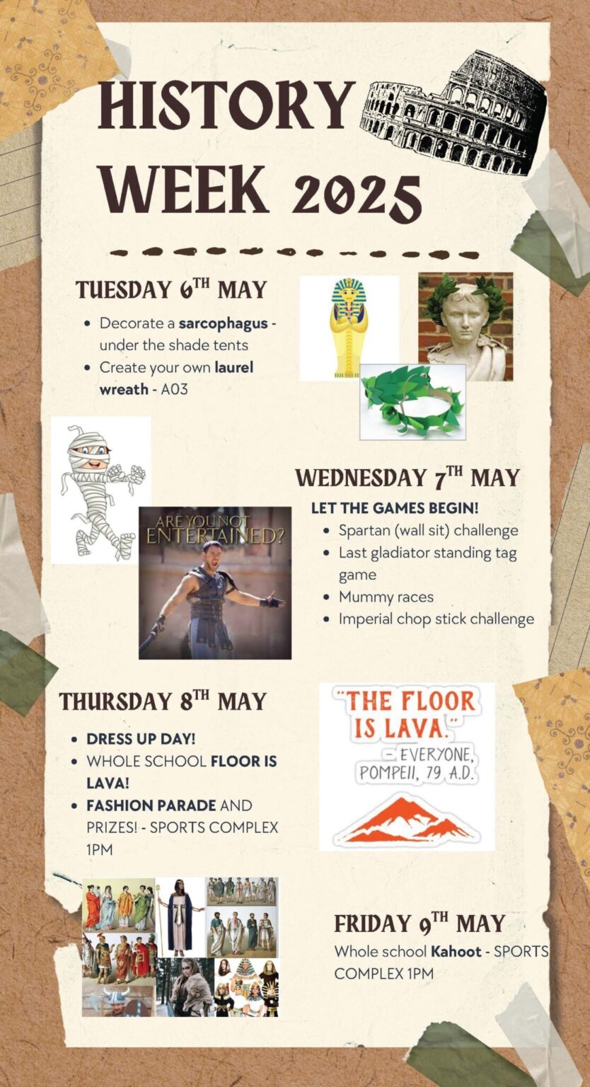 HISTORY WEEK 2025 – St Patrick's College Townsville