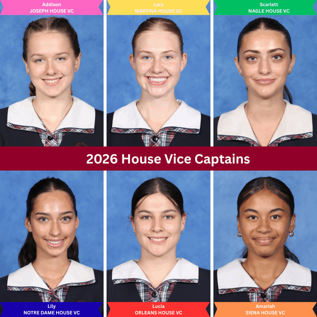 Announcement of 2026 House Vice Captains – Domremy Newsletter