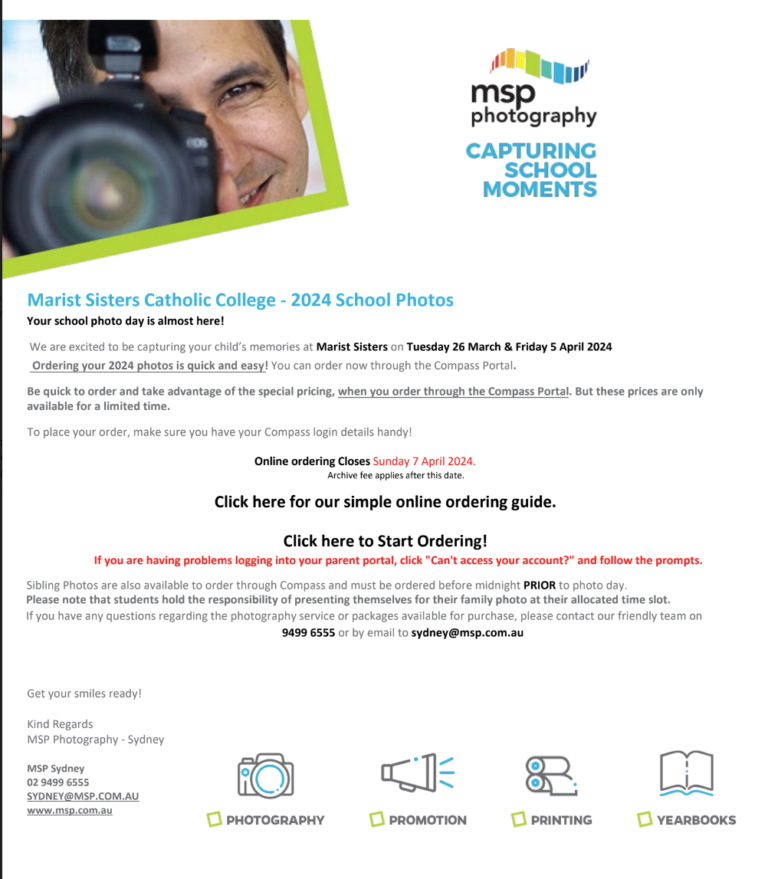 MSP Photography – 2024 School Photos – Marist Sisters' College Woolwich