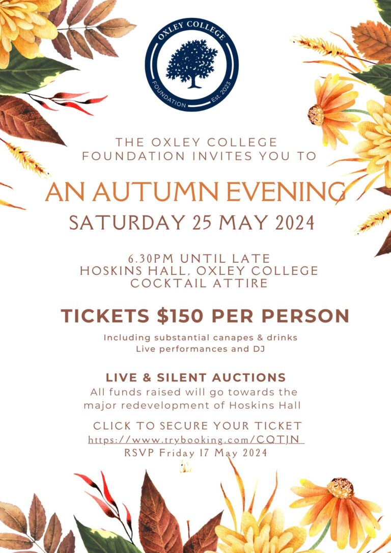 An Autumn Evening – Oxley College