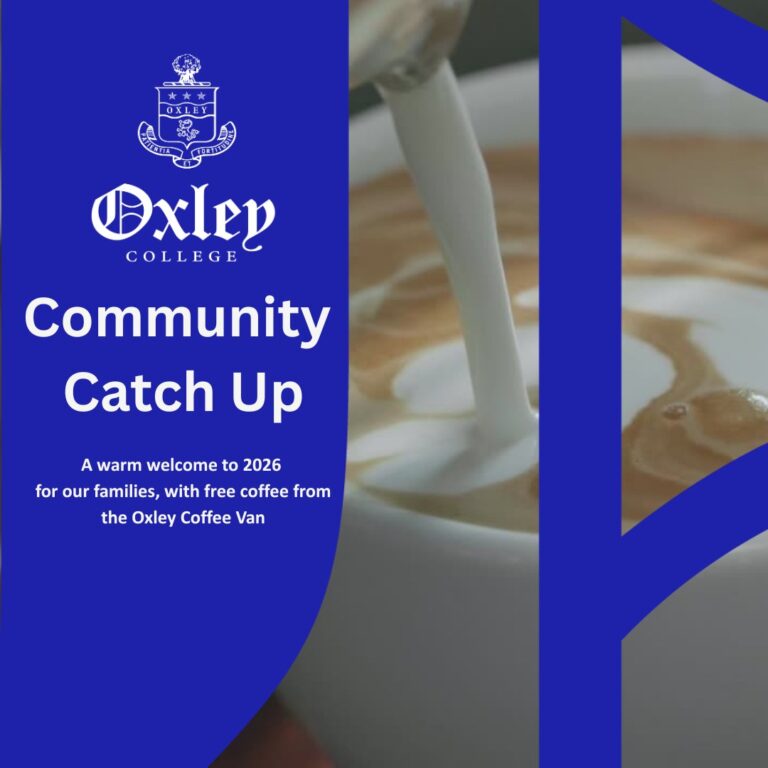 Community Coffee Catch Up – Oxley College